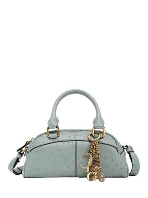 Chloé Small Charm Detail Tote Bag - Steel Green