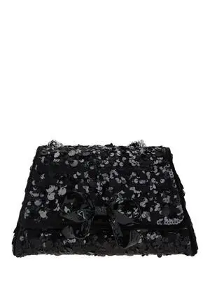 SELF-PORTRAIT Self-Portrait Embellished Bow Shoulder Bag