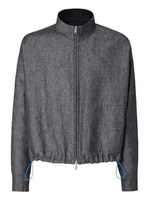 Fendi Zip-up Reversible Jacket - Blue
