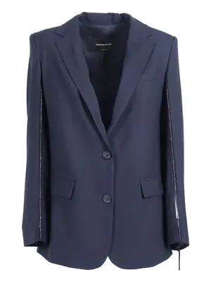 Fabiana Filippi Single-breasted Tailored Blazer - Blue