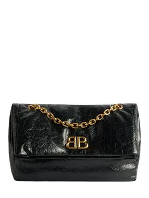 Balenciaga Monaco Shoulder Bag - Black