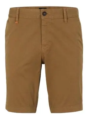 Hugo Boss Logo Shorts - Brown