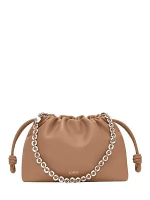 Loewe Medium Flamenco Purse Bag - Mocha