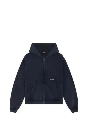 We11Done We11done Zip Up Hooded Hoodie No