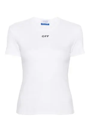 Off-White Off Stamp Crewneck T-shirt - White