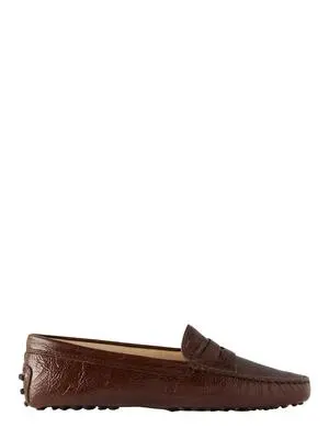 TOD'S Tod's Pleated Flat Loafers