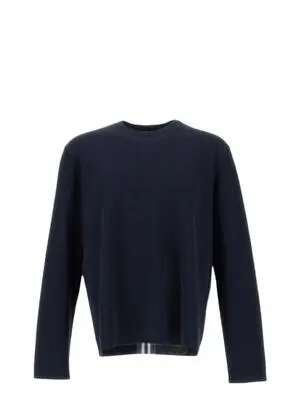 Herno Long-sleeved Crew Neck Sweatshirt - Black