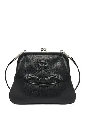 VIVIENNE WESTWOOD Orb Embossed Clutch Bag - Black