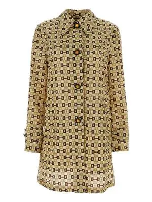 GUCCI Gucci Graphic Printed Mid-Length Coat