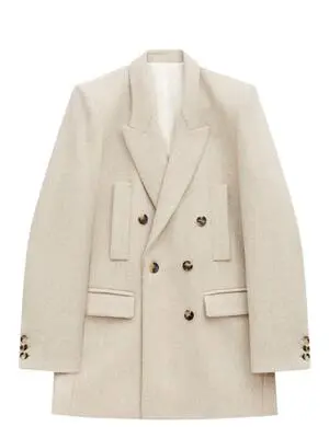 Isabel Marant Étoile Double-breasted Tailored Blazer - Nude