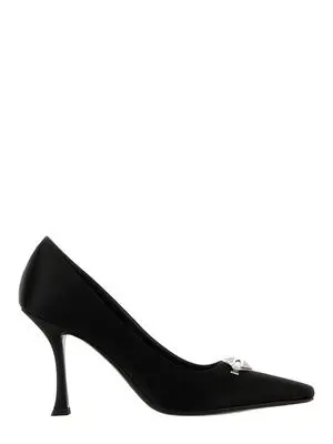 JIMMY CHOO Embellished Pointed Toe Pumps - Black
