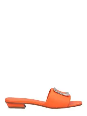 ROGER VIVIER Roger Vivier Belle Vivier Metallic Buckle Mules