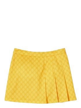 GUCCI Gucci Supreme GG-Print Pleated Skorts