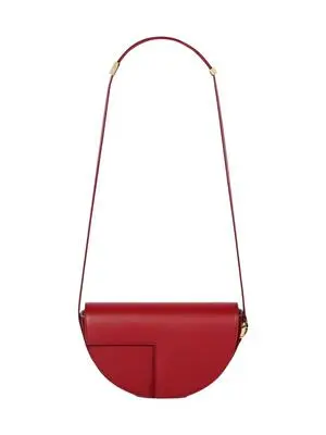 PATOU Patou Semi-Round Shoulder Bag Red