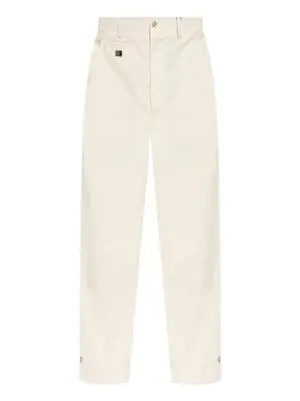 DOLCE & GABBANA Dolce & Gabbana Logo Plaque Straight-Leg Trousers