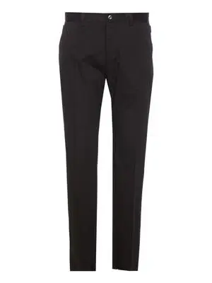 Dolce & Gabbana Pleated Crease Pants - Black