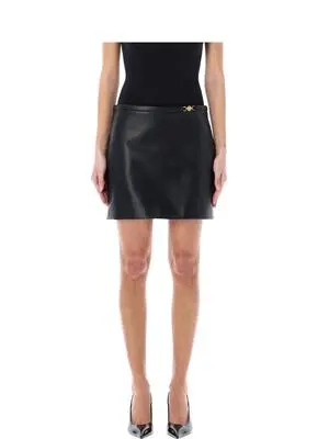 Versace Medusa '95 Straight Hem Mini Skirt - Black