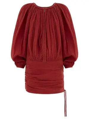 ISABEL MARANT ÉTOILE Isabel Marant Jaoni Drawstring Detailed Dress