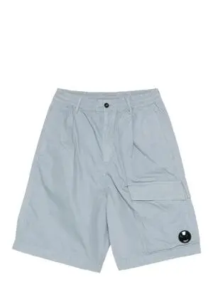 C.P. COMPANY Micro-reps Cargo Cotton Shorts - Gray
