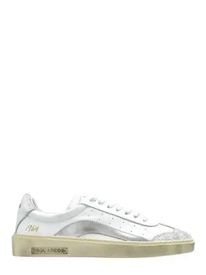 Dsquared2 Distressed Lace-up Sneakers - White