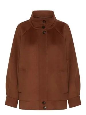 Marella Cashmere-blend Jacket - Brown