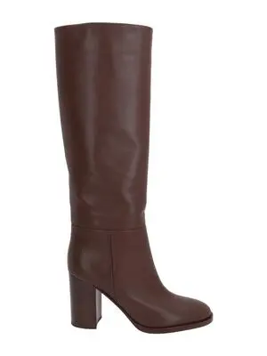GIANVITO ROSSI Knee High Boots With Block Heel - Brown