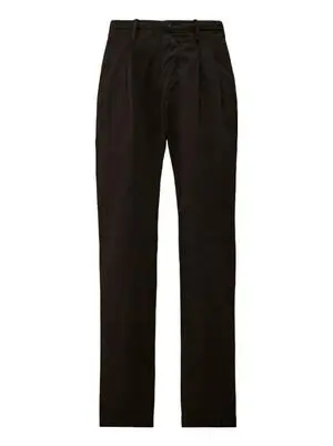 C.P. COMPANY Pleated Trousers - Black