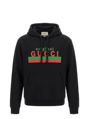 Gucci Original Printed Hoodie - Black