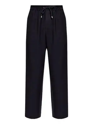 Loewe Drawstring Casual Pants - Navy Blue