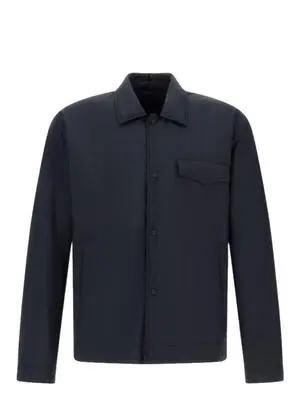 Herno Ecoage Shirt Jacket - Navy Blue