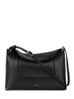 WANDLER Logo Shoulder Bag - Black