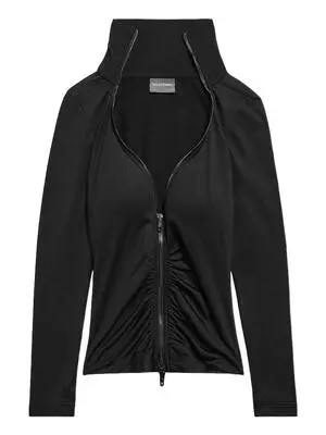 Balenciaga Bra Cup Zip-up Jacket - Black