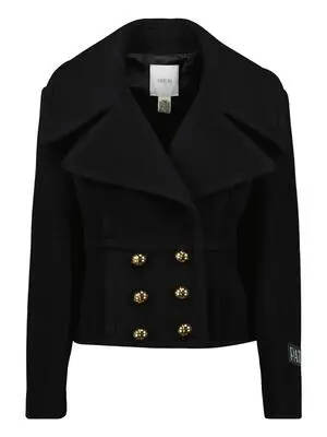 PATOU Double-breasted Collared Jacket - Black