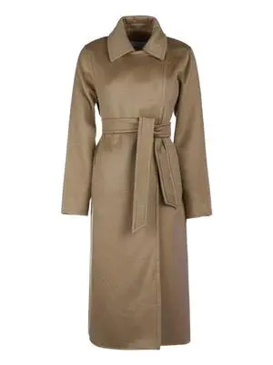 Max Mara Long-sleeved Coat - Brown
