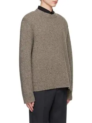 Bottega Veneta Long-sleeved Crewneck Sweater - Taupe
