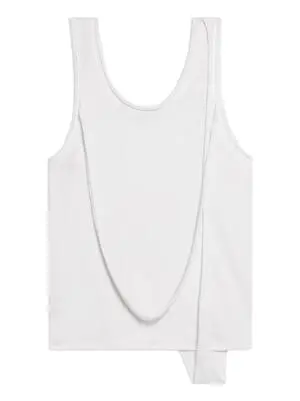 Helmut Lang White Strap Tank Top - Optical White