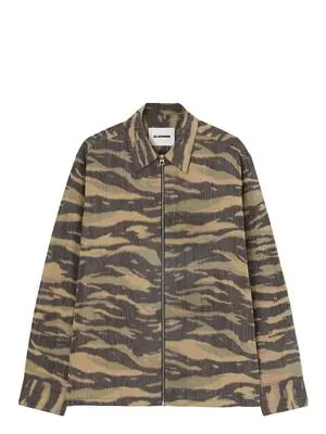 JIL SANDER Printed Overshirt - Black