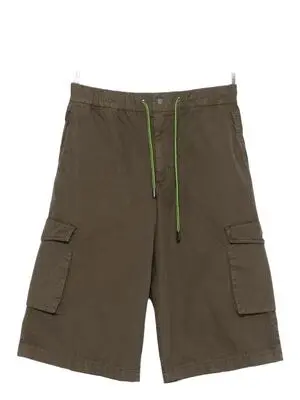 Herno Cargo Shorts With Drawstring Waist - Brown