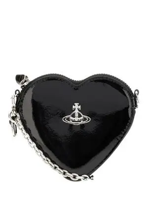 VIVIENNE WESTWOOD Heart-shaped Card Bag - Black