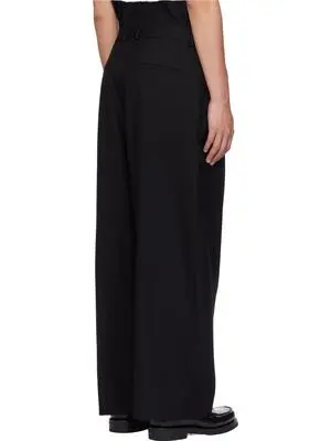 Studio Nicholson Pleated Trousers - Black