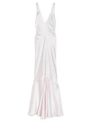 Sportmax Katia V-neck Sleeveless Maxi Dress - No