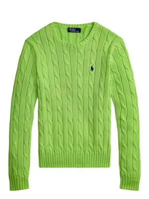 Polo Ralph Lauren Polo Ralph Lauren Cable Knit Logo Detail Sweater Brightleaf