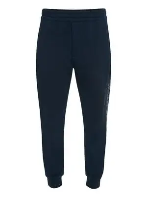 Alexander McQueen Logo Printed Jogging Pants - Blue