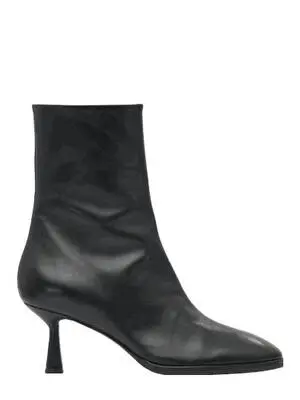 AeydĒ Dorothy Soft Leather Sock Boots - Black
