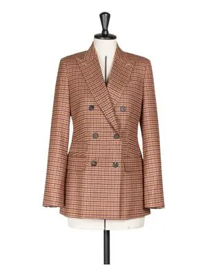 Max Mara Wool Cashmere Suit Coat - Brown
