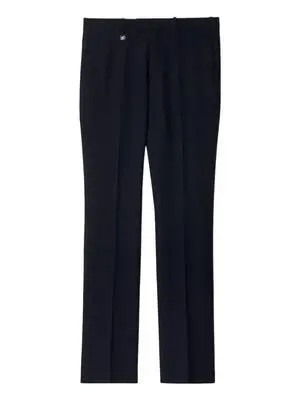 BURBERRY Burberry Tailored Straight-Leg Trousers With Equestrian Knight Logo Detail