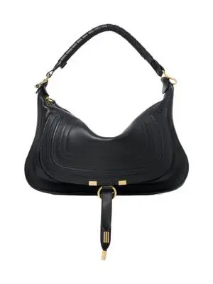 Chloé Marcie Shoulder Bag - Black