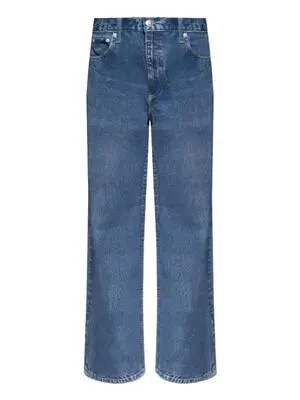 RAG  BONE Rag Bone High-rise Straight-leg Jeans - Blue