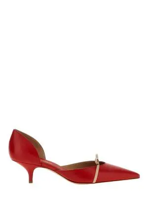 FERRAGAMO Gyoia Pointed High Heels - Red