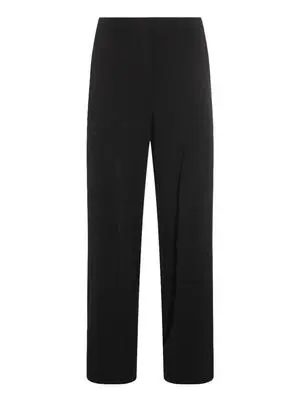 JEAN PAUL GAULTIER Relaxed Trousers With Belt Loops - Black